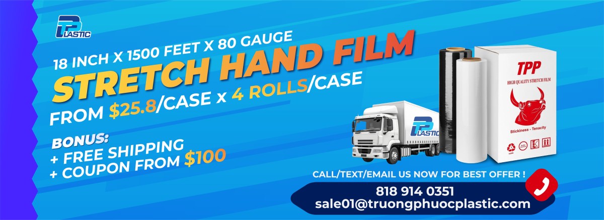 Promotion Stretch film - Plastic bags & packaging manufacture TPPlastic USA